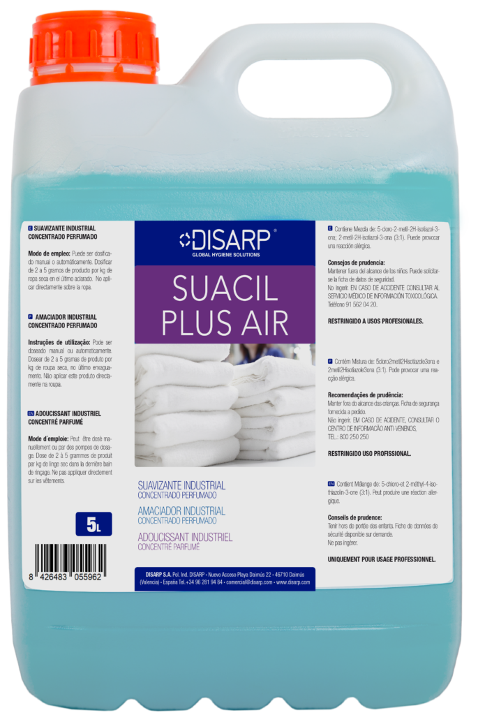 SUAVIZANTE SUACIL PLUS AIR 5L - Exclusivas Quiminor